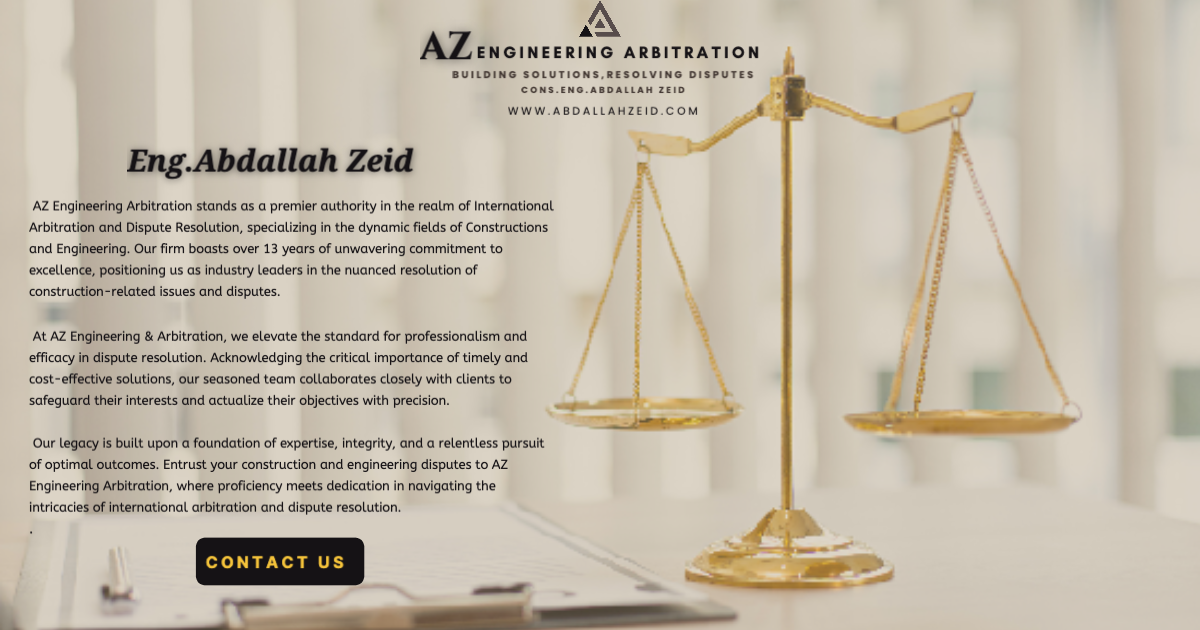 AZ Engineering Arbitration By Eng.Abdallah Zeid
